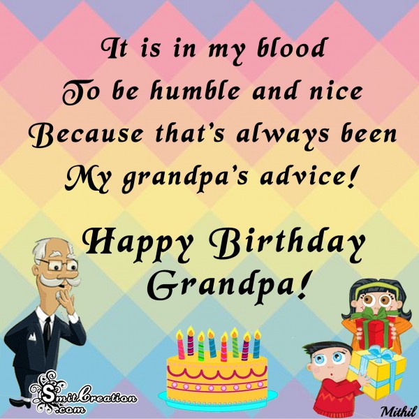 Happy Birthday Grandpa SmitCreation