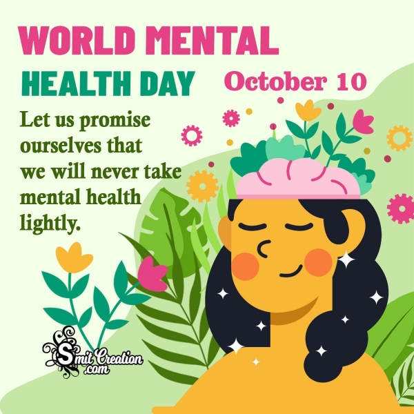 World Mental Health Day Poster Message - SmitCreation.com World Mental Health Day Poster Message - SmitCreation.com