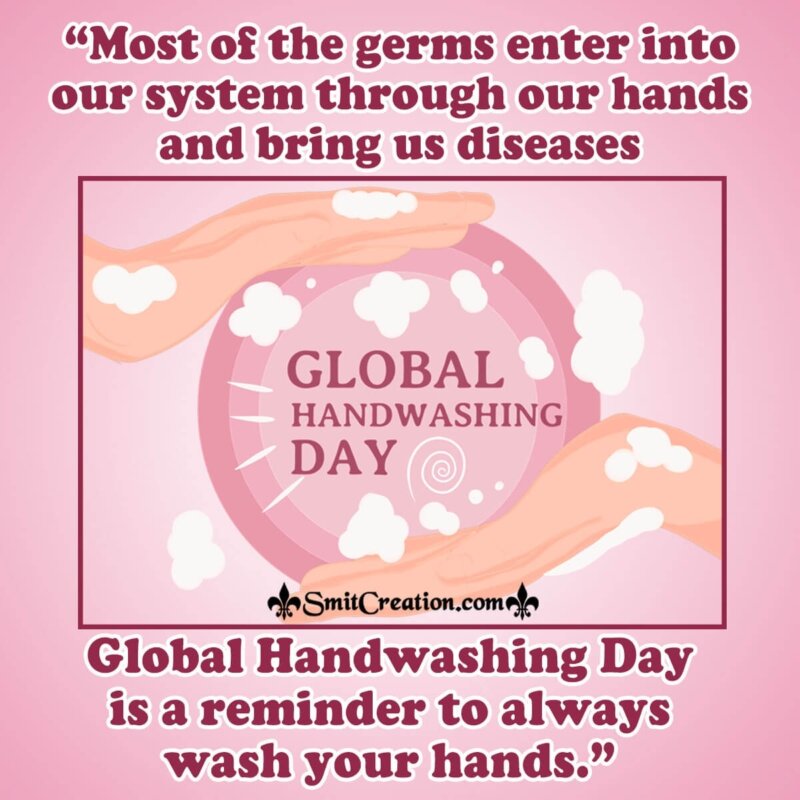 Global Handwashing Day Quotes Messages Slogans Wishes Images 