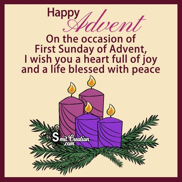 First Sunday Advent Messages - SmitCreation.com First Sunday Advent Messages - SmitCreation.com