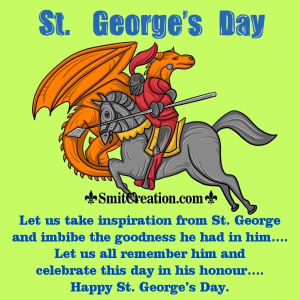 Happy St. George’s Day - SmitCreation.com Happy St. George’s Day - SmitCreation.com