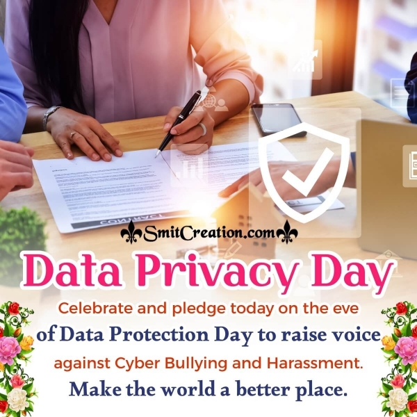 Celebrate and Pledge Data Protection day - SmitCreation.com Celebrate and Pledge Data Protection day - SmitCreation.com