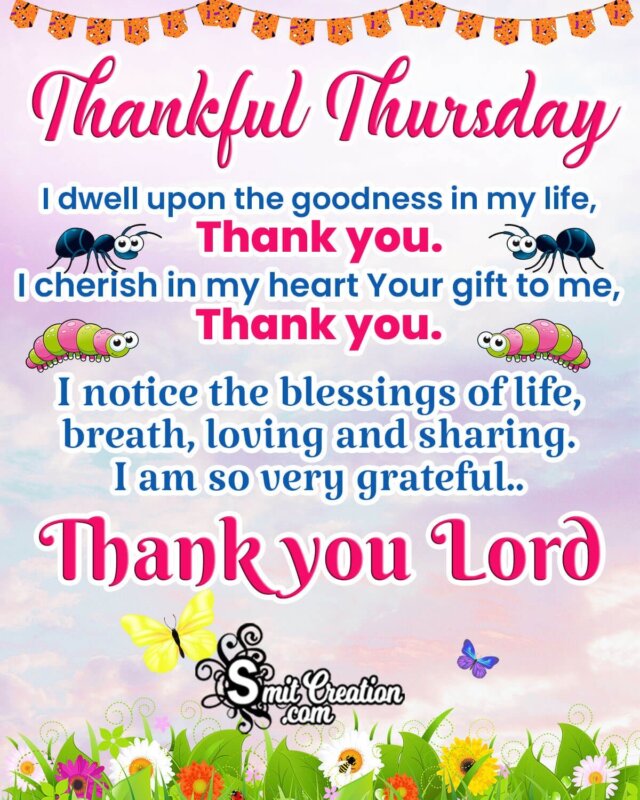 Thankful Thursday Quote Picture - SmitCreation.com