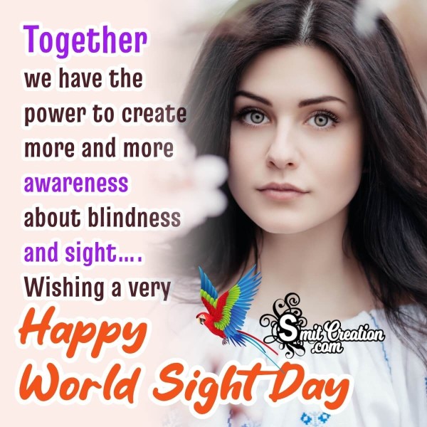 Happy World Sight Day Wish Photo SmitCreation Happy World Sight Day Wish Photo SmitCreation