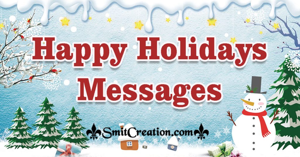 Happy Holidays Messages - SMS – SmitCreation.com