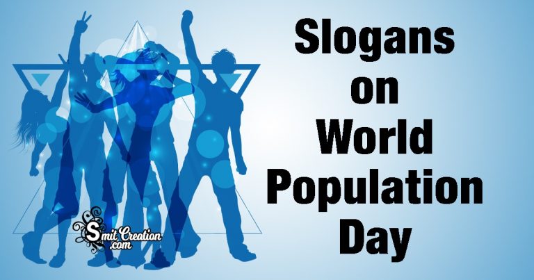 Slogans on World Population Day - SMS – SmitCreation.com