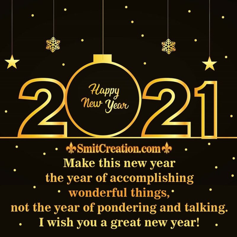 Happy 2021 New Year Images - SmitCreation.com